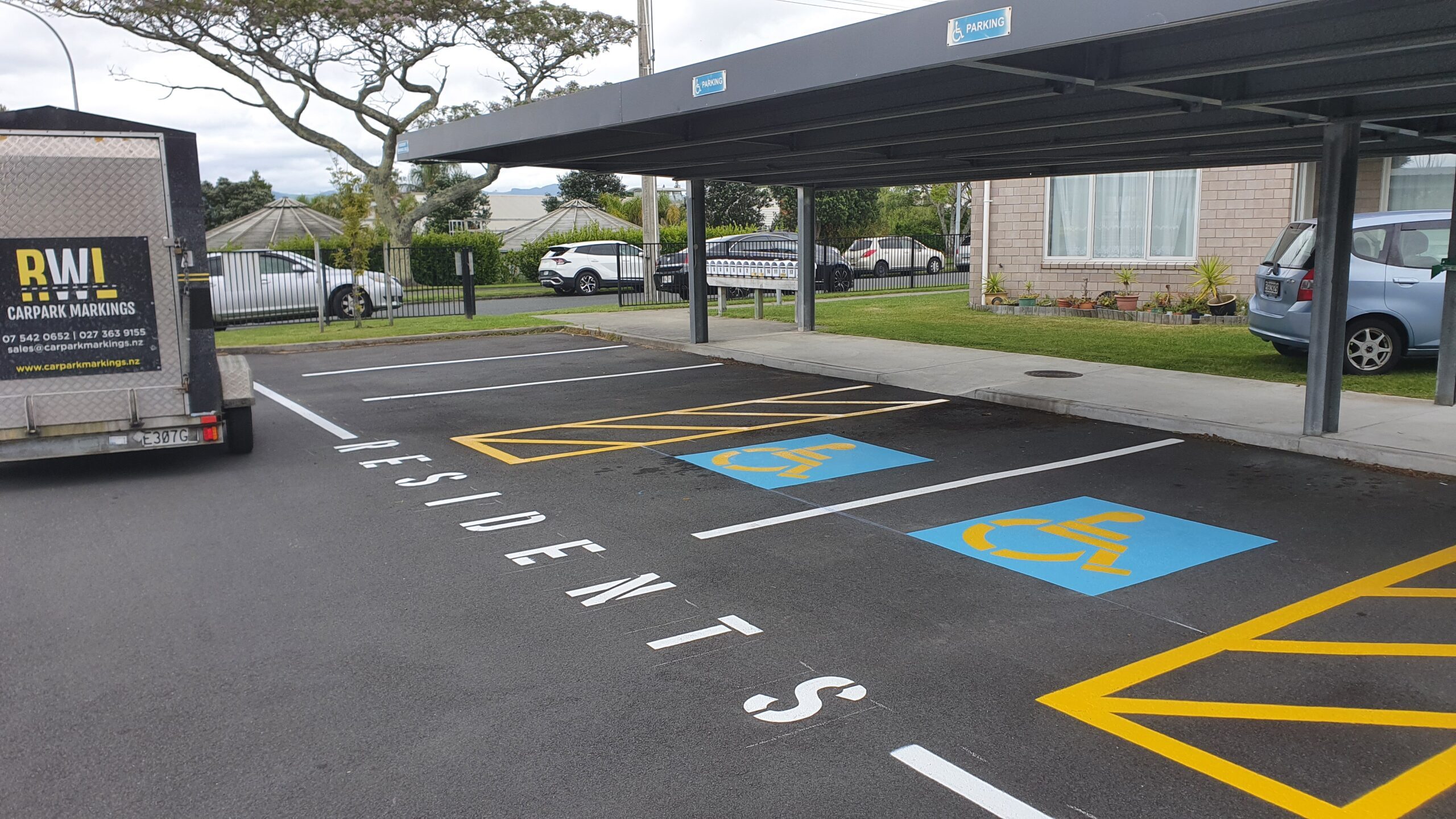 Reserved – Car Park Markings